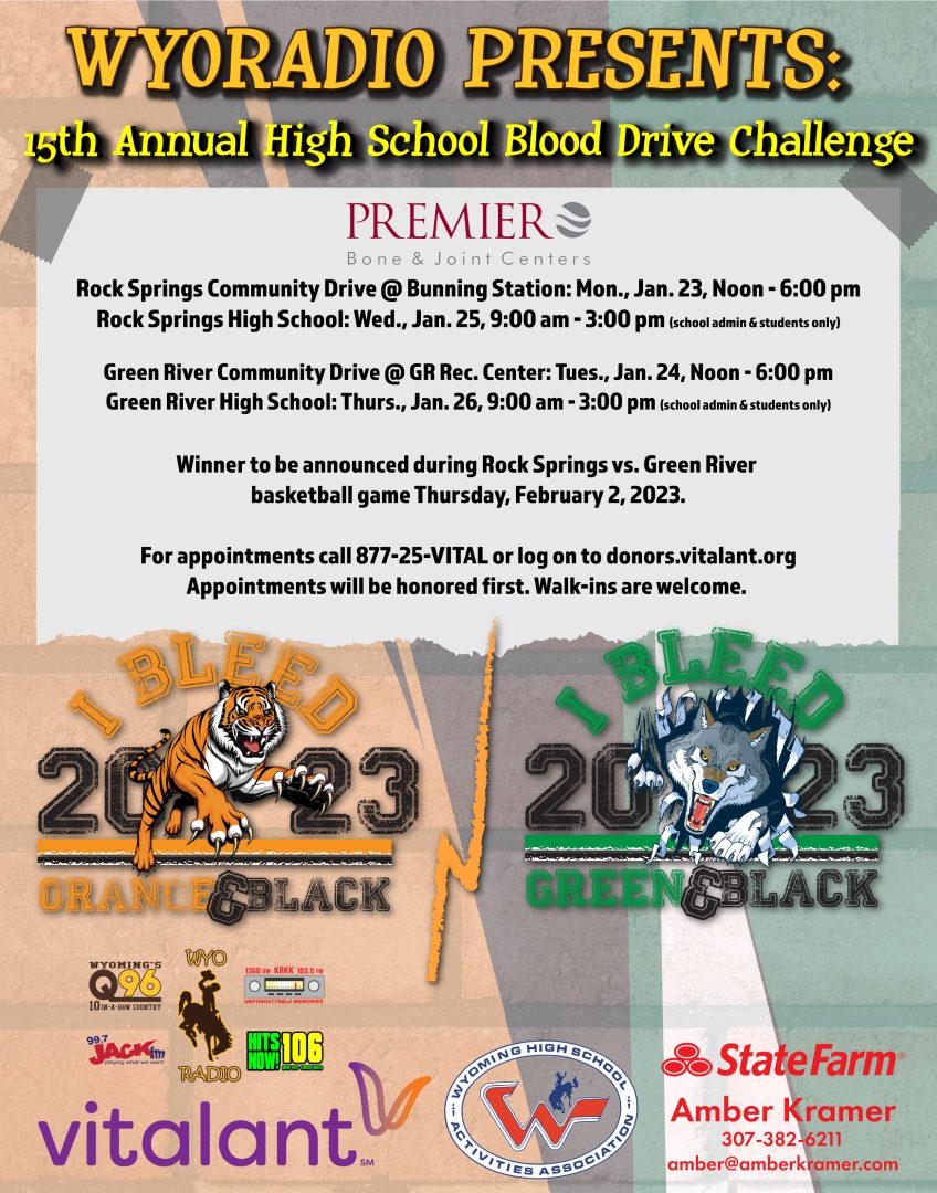 15th Annual High School Blood Drive Challenge | Hot Country Q 96 ...